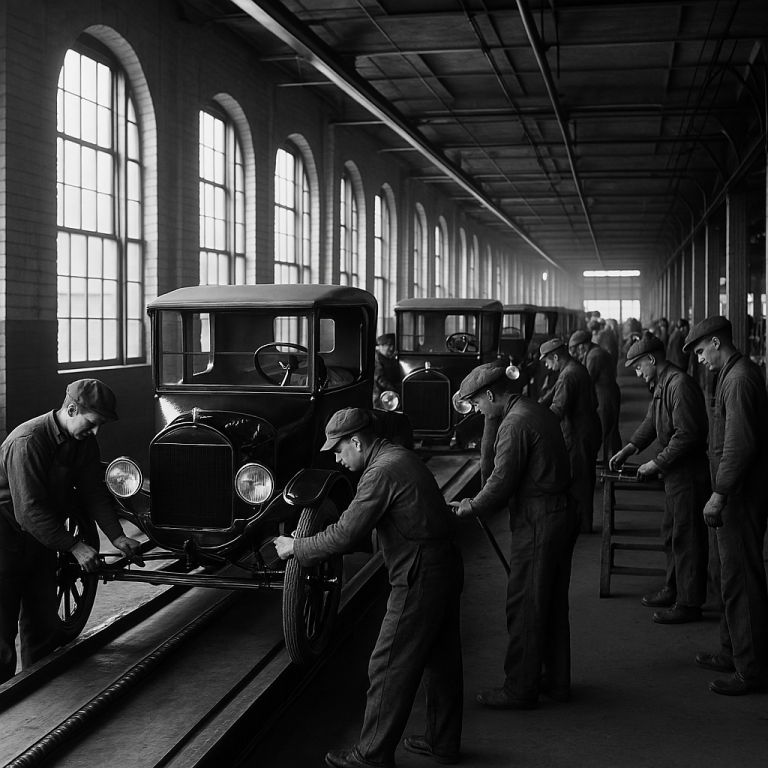 Linha de Montagem Fordismo: como surgiu, funcionava e...